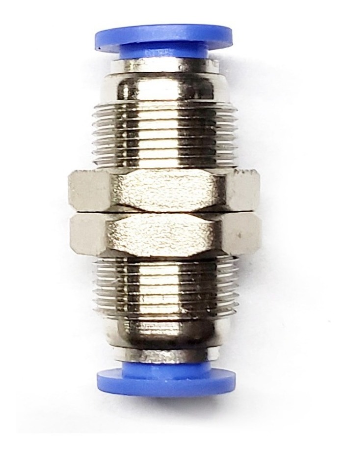 5 Pz De Pasamuro Conexión Rápida Neumático Recto 8mm | Instrutek